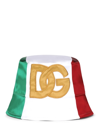 Dolce&Gabbana Erkek Beyaz Şerit Detaylı Logolu Şapka 59 EU Dolce&Gabbana Erkek Beyaz Şerit Detaylı Logolu Şapka 59 EU