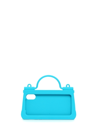 Dolce&Gabbana Kadın Mavi Çanta Formlu iPhone X XS Telefon Kılıfı EU