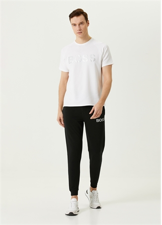 Boss Erkek Siyah Logo Detaylı Jogger Eşofman Altı S EU Boss Erkek Siyah Logo Detaylı Jogger Eşofman Altı S EU