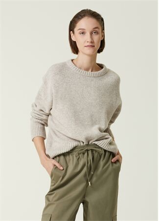 Beymen Collection Kadın Bej Yün Kazak S