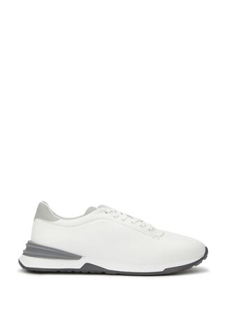 Divarese Erkek Beyaz Deri Sneaker 42 EU