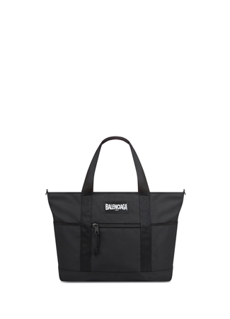 Balenciaga Kadın Large Siyah Logolu Alışveriş Çantası EU Balenciaga Kadın Large Siyah Logolu Alışveriş Çantası EU