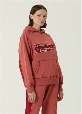 Freedom of Space Kadın Bordo Kapüşonlu Sweatshirt S EU Freedom of Space Kadın Bordo Kapüşonlu Sweatshirt S EU