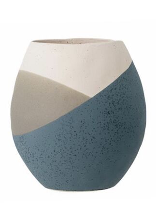 Bloomingville Noak Mavi Toprak Vazo