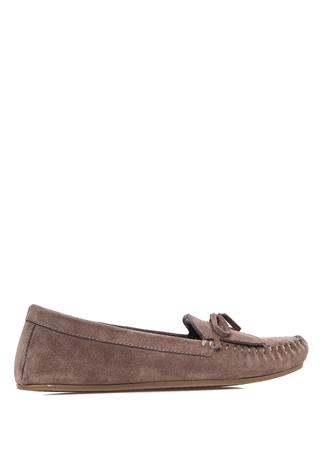Beymen Collection Kadın Pantofla Vizon Bağcık Detaylı Süet Ev Ayakka Bej 35 Beymen Collection Kadın Pantofla Vizon Bağcık Detaylı Süet Ev Ayakka Bej 35