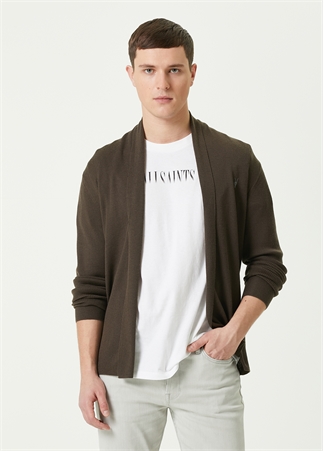 Allsaints Erkek Mode Haki Yün Triko Hırka S EU