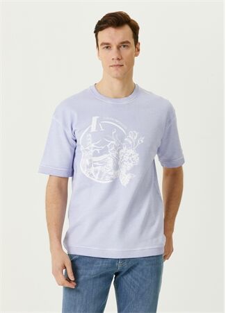 Emporio Armani Erkek TSHIRT Mor L EU