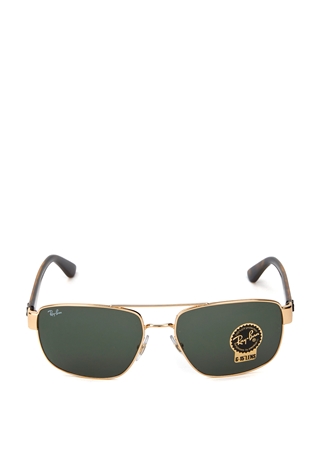 Ray-Ban Erkek Gold Pilot Stil Güneş Gözlüğü Kahverengi 60 EU Ray-Ban Erkek Gold Pilot Stil Güneş Gözlüğü Kahverengi 60 EU