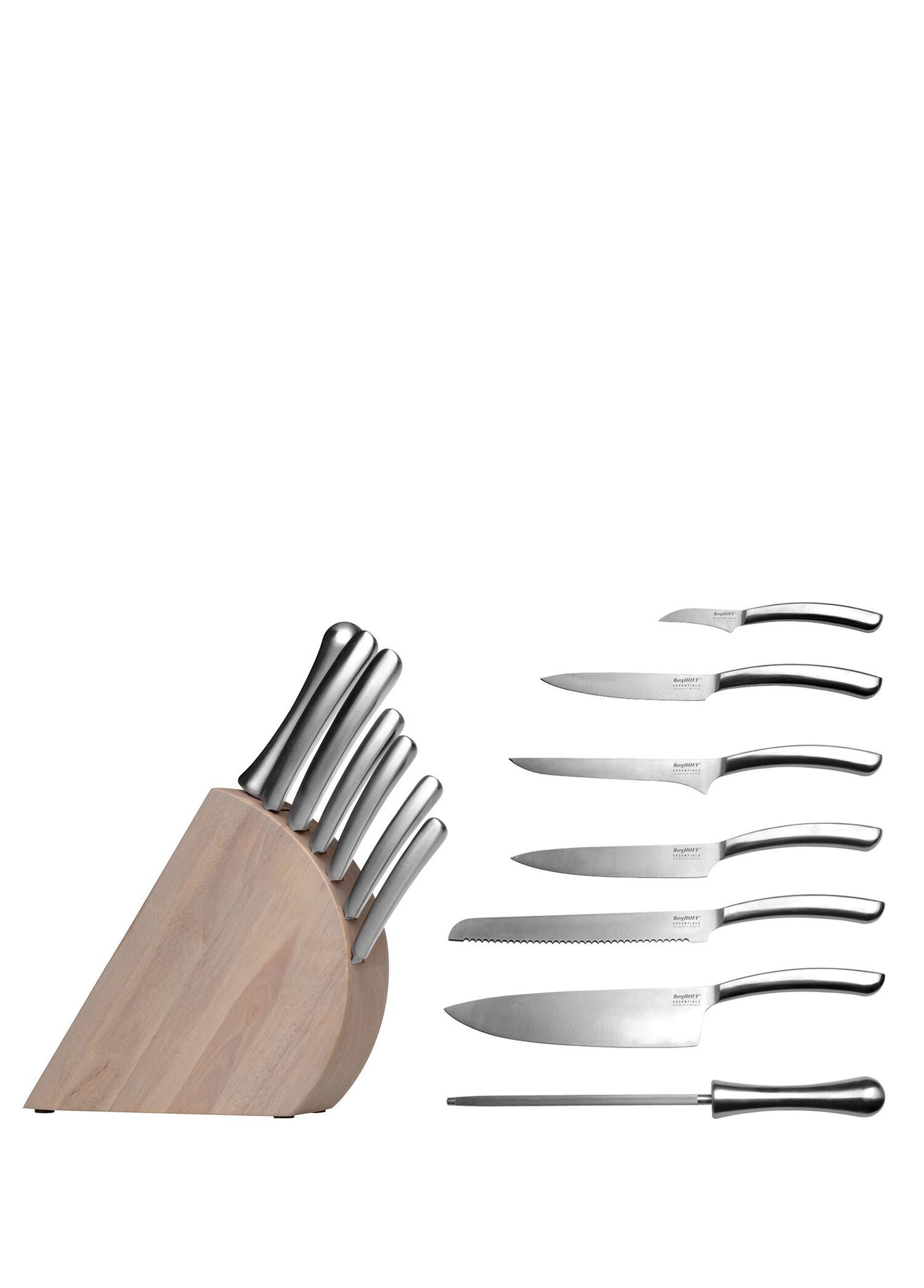 Berghoff - Essentials 8 Piece Arch Series Block Knife Set