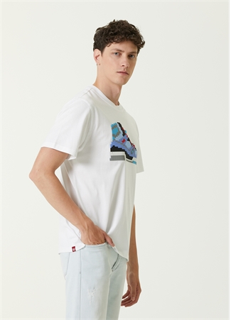 8-Bit by Mhrs Erkek Beyaz Figür Detaylı T-shirt XS EU 8-Bit by Mhrs Erkek Beyaz Figür Detaylı T-shirt XS EU