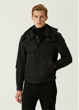 Tom Ford Erkek Siyah Kapüşonlu Mont 52 IT