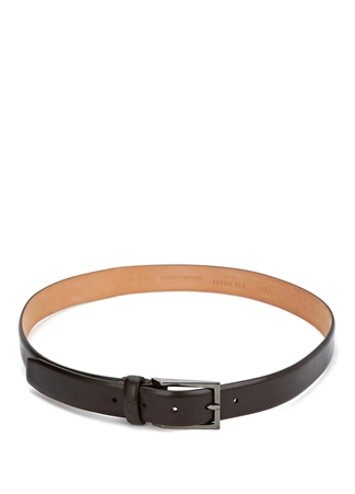 Pal Zileri Erkek Kahverengi Deri Kemer 05 EU