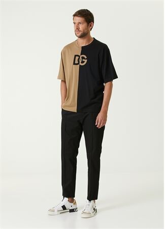 Dolce&Gabbana Erkek Siyah Beli Kordonlu Pantolon 46 IT