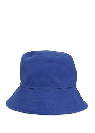 Ferruccio Vecchi Kadın Mavi Dekoratif Dikişli Şapka 57 EU