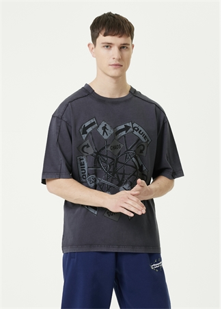 Urban Theory Erkek Antrasit Figür Baskılı T-shirt Gri S EU Urban Theory Erkek Antrasit Figür Baskılı T-shirt Gri S EU
