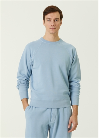 Tom Ford Erkek Mavi Reglan Kollu Sweatshirt 52 IT Tom Ford Erkek Mavi Reglan Kollu Sweatshirt 52 IT