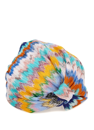 Missoni Kadın Colorblocked Zikzak Desenli Dokulu Bandana EU Missoni Kadın Colorblocked Zikzak Desenli Dokulu Bandana EU