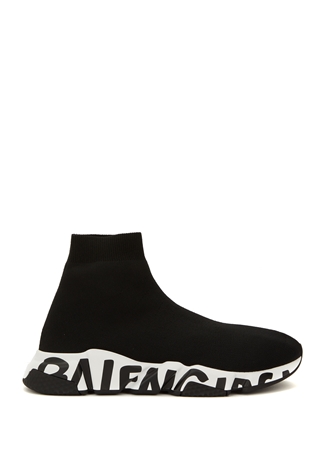Balenciaga Erkek Speed 2 Siyah Logolu Sneaker 42 EU Balenciaga Erkek Speed 2 Siyah Logolu Sneaker 42 EU
