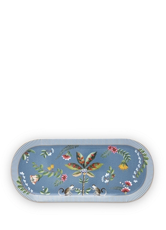 Pip Studio La Majorelle Oval Formlu Porselen Servis Tabağı Mavi Pip Studio La Majorelle Oval Formlu Porselen Servis Tabağı Mavi