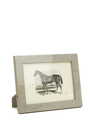 Pigeon & Poodle Bej Beyaz Mikro Desenli Çerçeve Kahverengi