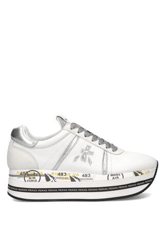 Premiata Kadın Beth Beyaz Deri Sneaker 39 EU