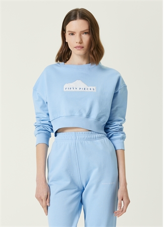 Fifty Pieces Kadın SWEATSHIRT Mavi L EU