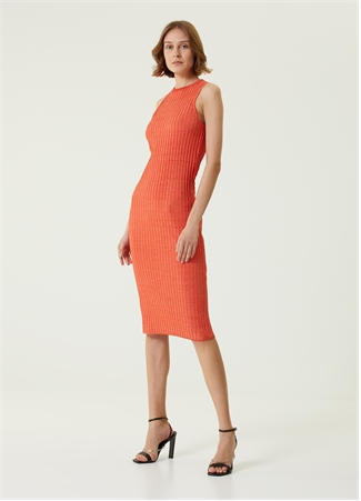 Academia Kadın Nar Çiçeği Kolsuz Midi Triko Elbise Kırmızı S Academia Kadın Nar Çiçeği Kolsuz Midi Triko Elbise Kırmızı S