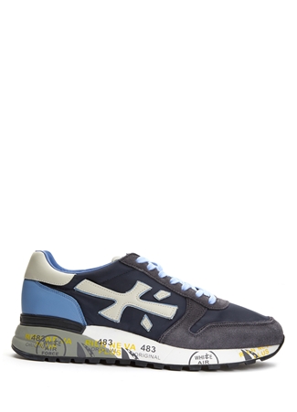 Premiata Erkek Gri Mavi Logo Detaylı Sneaker 39 Eu Premiata Erkek Gri Mavi Logo Detaylı Sneaker 39 Eu