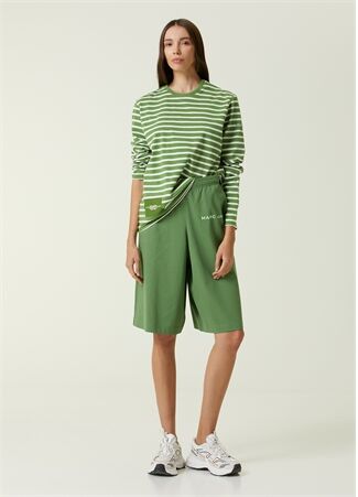 Marc Jacobs (The) Kadın Yeşil Logolu Şort L EU