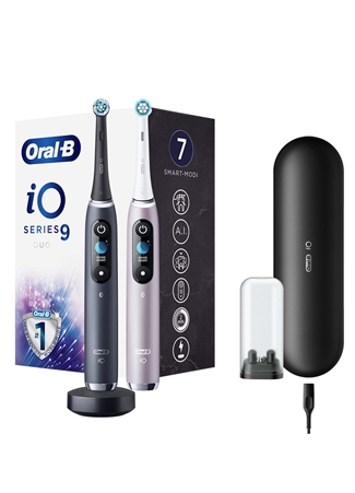 Oral-B iO9 Siyah Pembe Yeni Nesil Şarjlı 2li Diş Fırçası Oral-B iO9 Siyah Pembe Yeni Nesil Şarjlı 2li Diş Fırçası