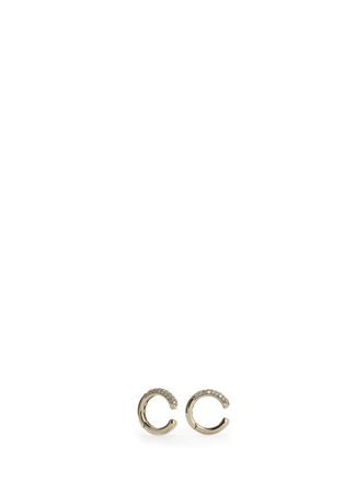 Collection-Pimiento Kadın Pırlantalı Altın Rengi Tek Küpe EU