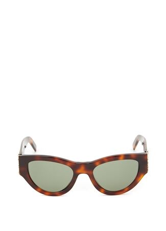 Kadın Turtle Desen Güneş Gözlüğü Kahverengi EU