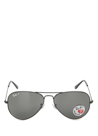 Ray-Ban Antrasit Pilot Stil Güneş Gözlüğü Siyah 58 EU Ray-Ban Antrasit Pilot Stil Güneş Gözlüğü Siyah 58 EU