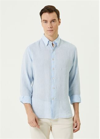Alessandro Gherardi Erkek GÖMLEK Mavi 38 IT