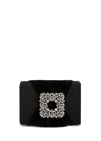 Renaud Pellegrino Kadın Siyah Şeftali Abiye Çanta EU