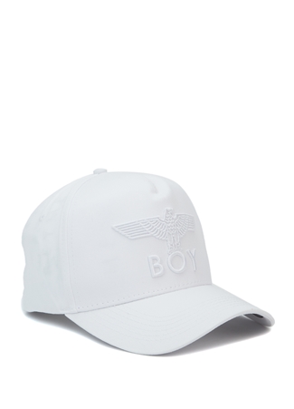 Boy London Erkek Beyaz Logo Dokulu Şapka EU