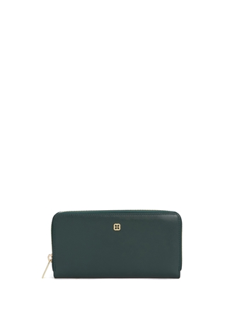 Beymen Hediye Kadın Haki Logo Detaylı Büyük Boy Deri Cüzdan EU Beymen Hediye Kadın Haki Logo Detaylı Büyük Boy Deri Cüzdan EU