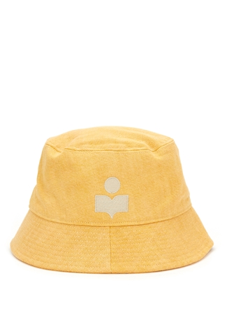 Etoile Isabel Marant Kadın Sarı Logo Detaylı Bucket Şapka 57 EU Etoile Isabel Marant Kadın Sarı Logo Detaylı Bucket Şapka 57 EU