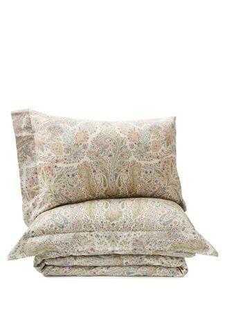 Etro Home Bej Desenli 240x220 cm Nevresim Takımı Etro Home Bej Desenli 240x220 cm Nevresim Takımı