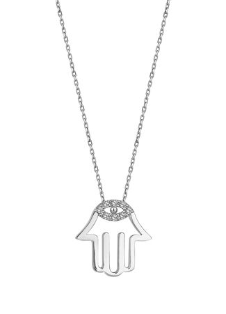 Mevaris Kadın KOLYE Beyaz EU