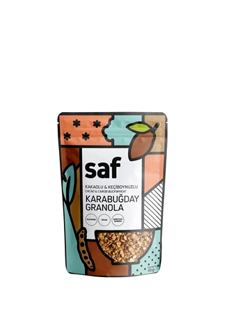 Saf Nutrition Kakaolu ve Keçiboynuzlu Karabuğday Granola EU Saf Nutrition Kakaolu ve Keçiboynuzlu Karabuğday Granola EU