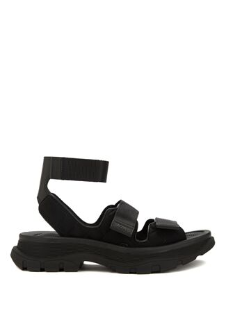 Alexander McQueen Kadın Siyah Sandalet 36 EU
