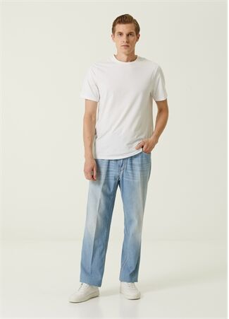 Palzileri Lab Erkek Mavi Bol Paça Pantolon Lacivert 50 IT