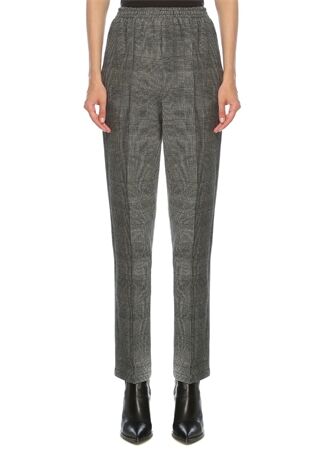 Rag&Bone Kadın Gri Ekoseli Jersey Pantolon S EU