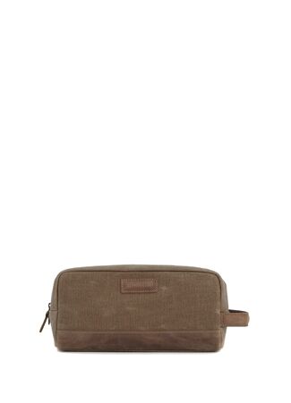 Beymen Club Erkek Kahverengi Logolu Tıraş Çantası EU