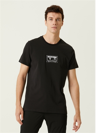 Academia Erkek Mixtape Siyah Etamin Nakışlı Logolu T-shirt XS EU Academia Erkek Mixtape Siyah Etamin Nakışlı Logolu T-shirt XS EU