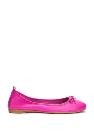 Divarese Kadın Şeftali Deri Babet Pembe 36 Eu