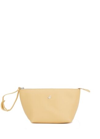 Beymen Club Kadın Sarı Logolu Makyaj Çantası EU