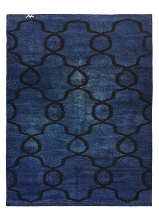 Dhoku Mavi Geometrik Desenli Yün Kilim Çok Renkli Dhoku Mavi Geometrik Desenli Yün Kilim Çok Renkli