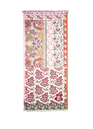 Etro Kadın Yeşil Etnik Desenli Şal EU